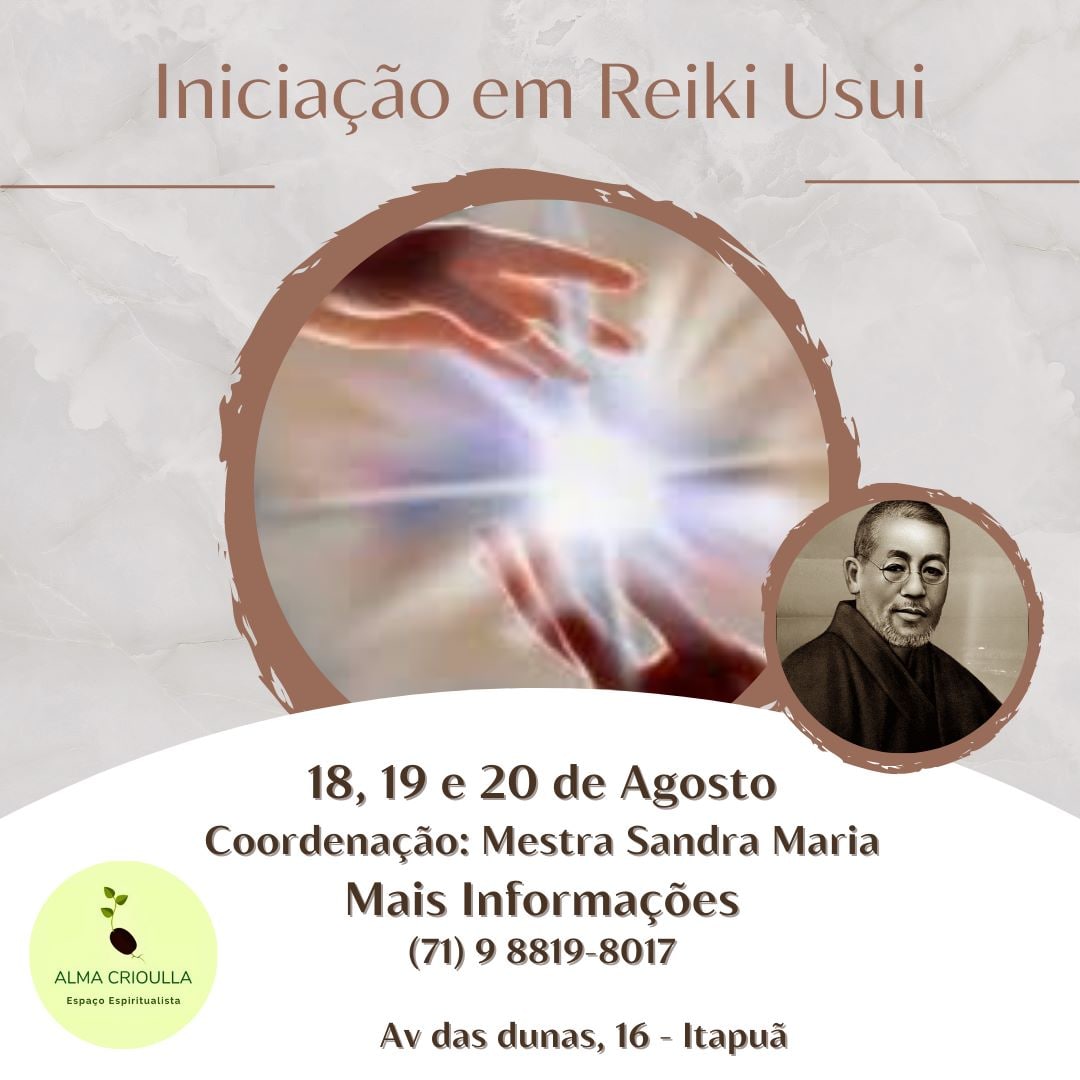 SEMINÁRIO DE INICIAÇÃO AO SISTEMA REIKI USUI - Café com Shah