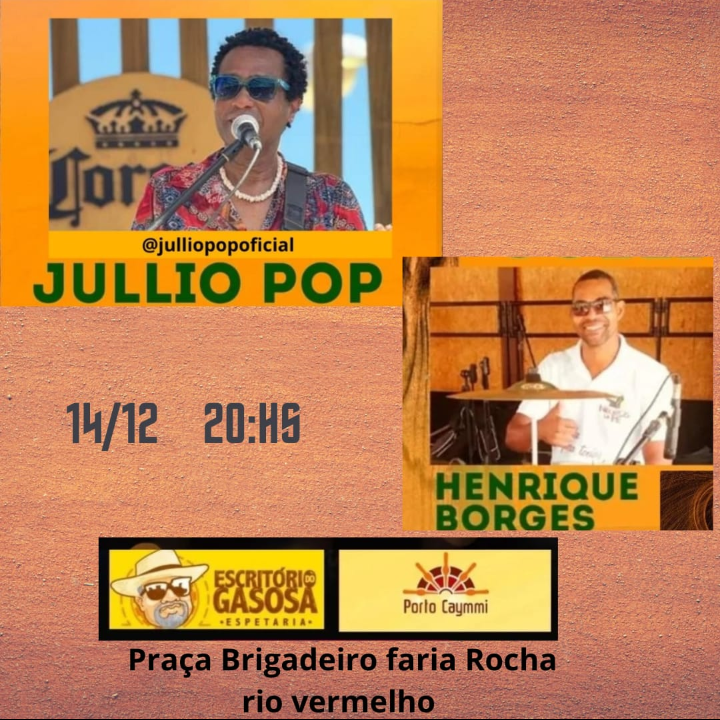 Show de Julio Pop e Henrique Borges no Rio Vermelho. Confira! - Café ...