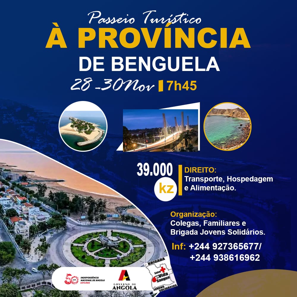 Passeio Turístico à Província de Benguela - Café com Shah